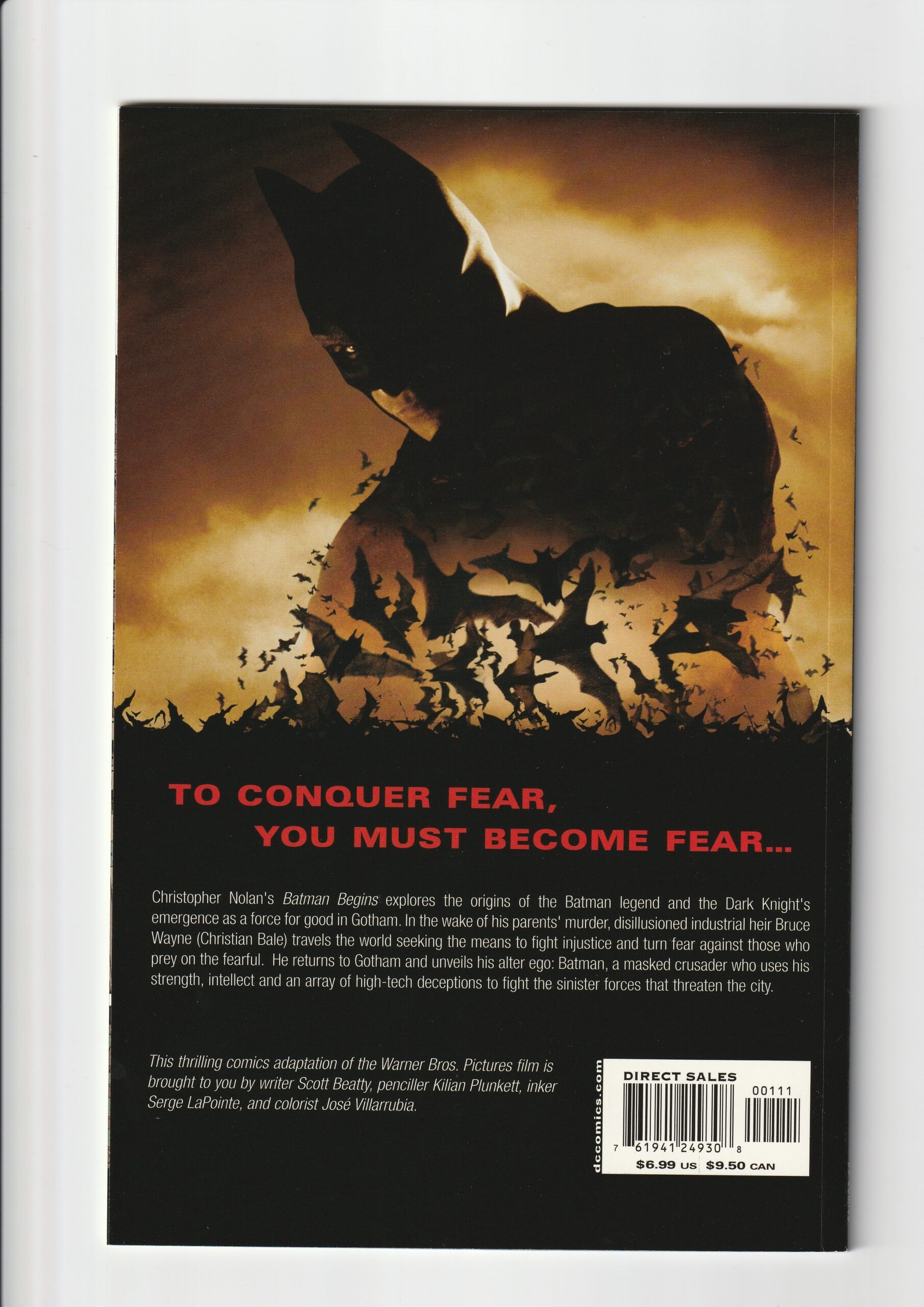 DC Comics Batman Begins Official Movie Adaptation - Crutchfield Comics
